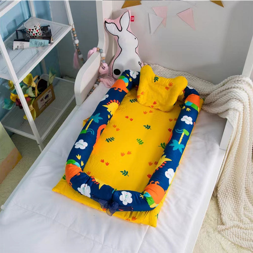 Portable Newborn Baby Lounger Nest Pod Crib, Cot Bed Sleeping Babies B ...